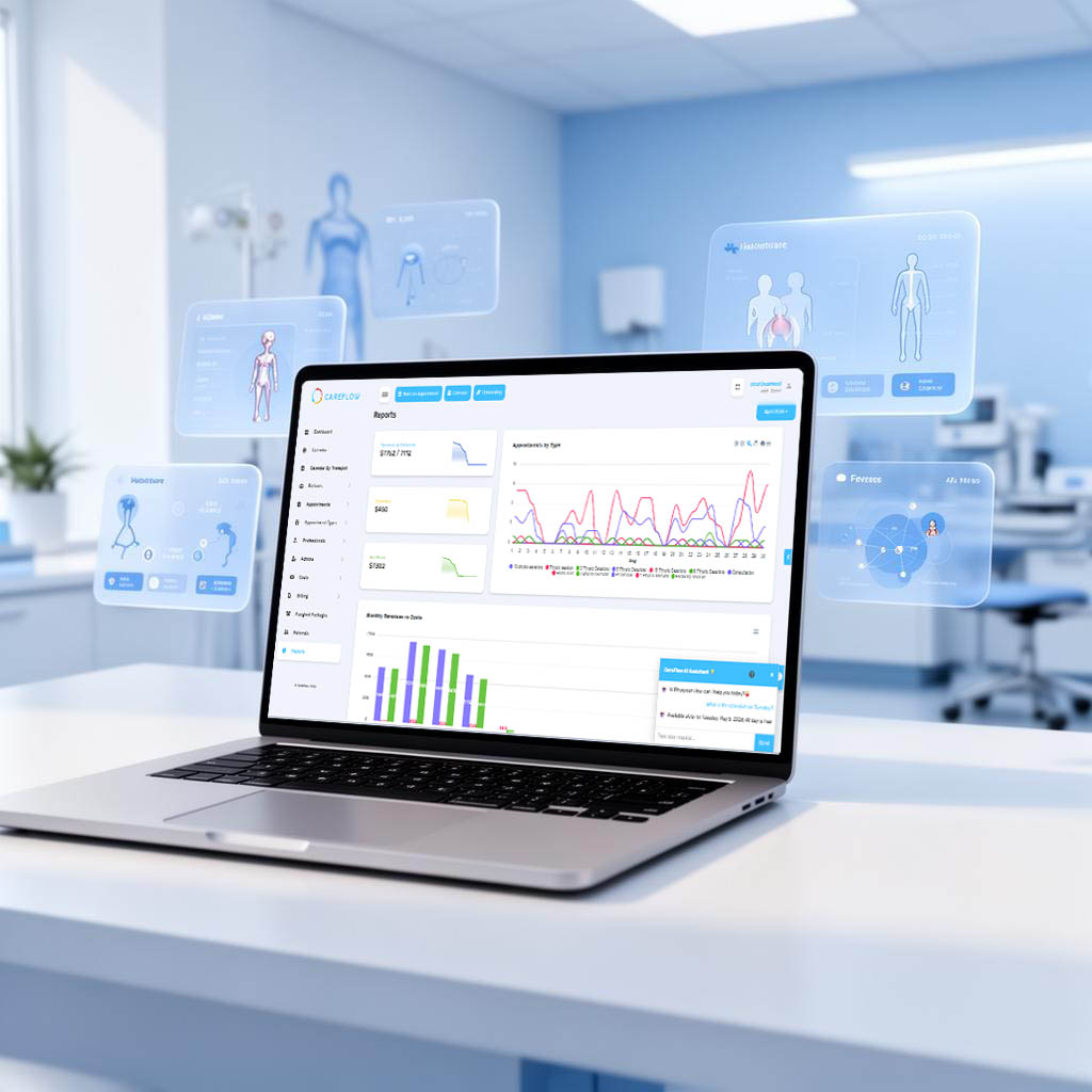 CareFlow - Healthcare Physiotherapy and Clinic Management Software in ...