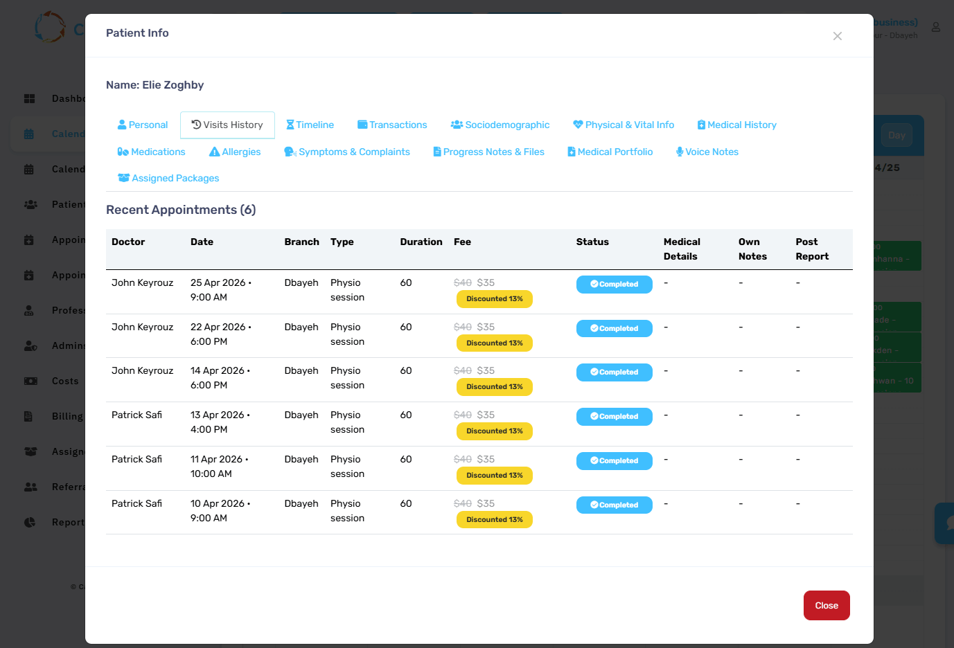 CareFlow - Healthcare Physiotherapy and Clinic Management Software in ...